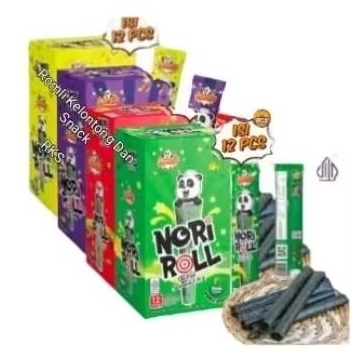 Jual NoriGo Snack Nori Roll Grilled Seaweed Roll 1 box isi 12Pcs ...