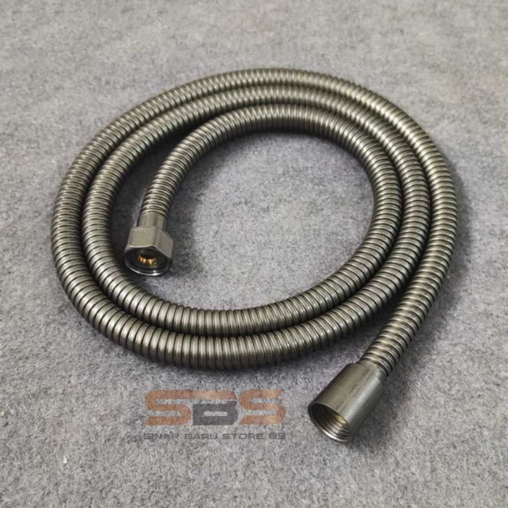 Jual Selang Shower Fleksibel Universal Premium Full Stainless Abu ...