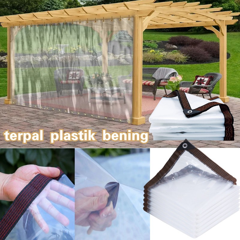 Jual Terpal Plastik Bening /plastik UV Green House /tebal Plastik ...