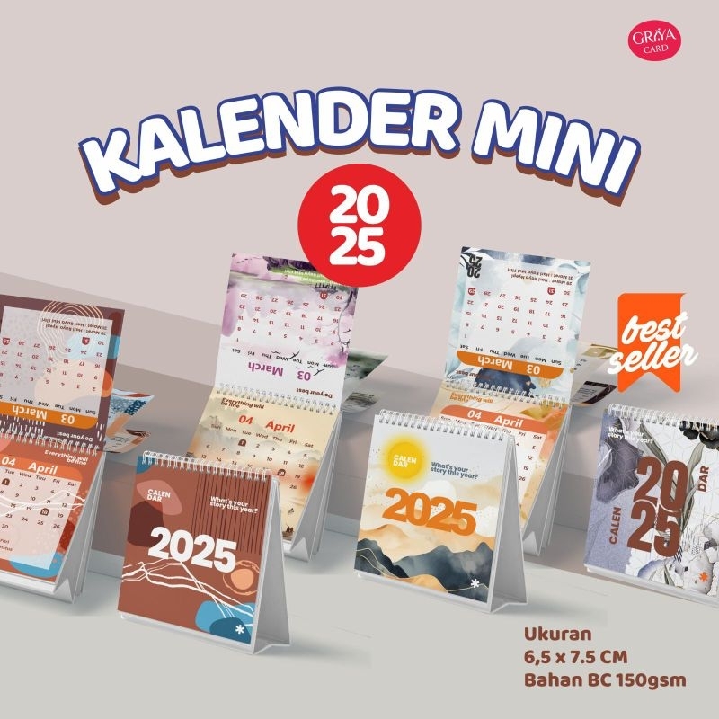 Jual KALENDER 2025 | KALENDER SUPER MINI | KALENDER AESTETIC | KALENDER ...