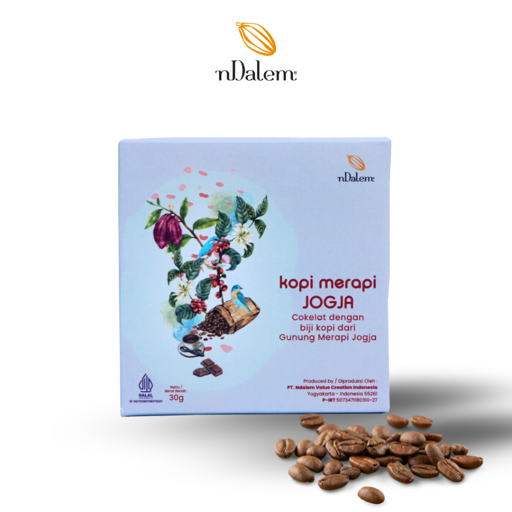 Jual Cokelat nDalem Dark Chocolate Coffee Jogja Flavor | Coklat Rasa ...