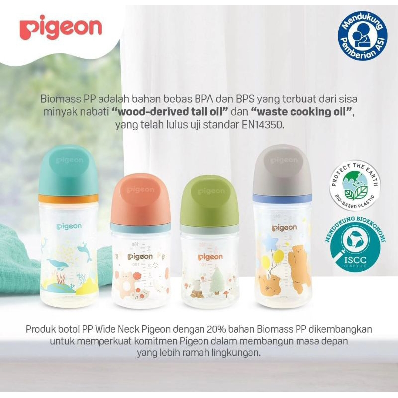 Jual Botol Pigeon SOFT TOUCH Plus Wide Neck 160 ml/240 ml BATIK | T-ESTER WN 200 |WIDE NECK ...