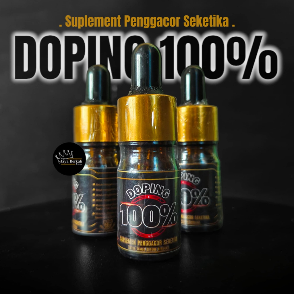 Jual DOPING 100% SUPLEMEN PENGGACOR BURUNG MURAI,KACER,PENTET,KOLIBRI ...