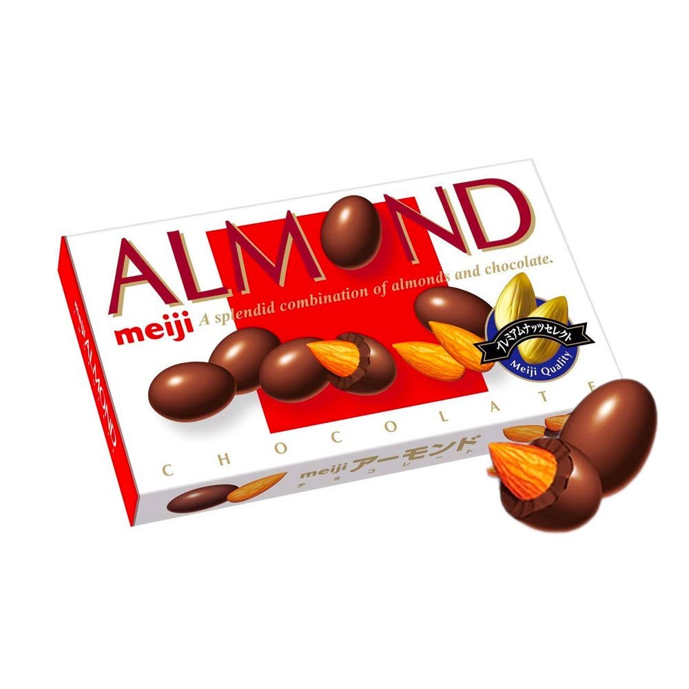 Jual MEIJI Chocolate Almonds Japan | Coklat Jepang | Snack Jepang ...