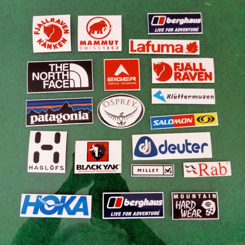 Jual stiker sticker brand merek outdoors | Shopee Indonesia