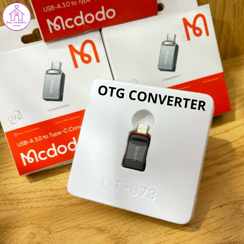 Jual Mcdodo OTG Adaptor Converter USB-C to USB-A Flashdisk OT-8730 ...