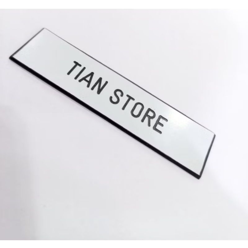 Jual Name Tag Pdh | Papan Nama Putih Peniti, paku, magnet | Papan Nama ...