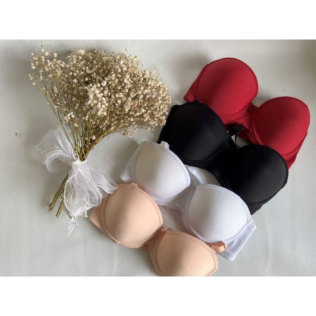 Jual BH Kawat Nyaman Cotton Cup Tipis Bra Tanpa Busa || Bra Underwired ...