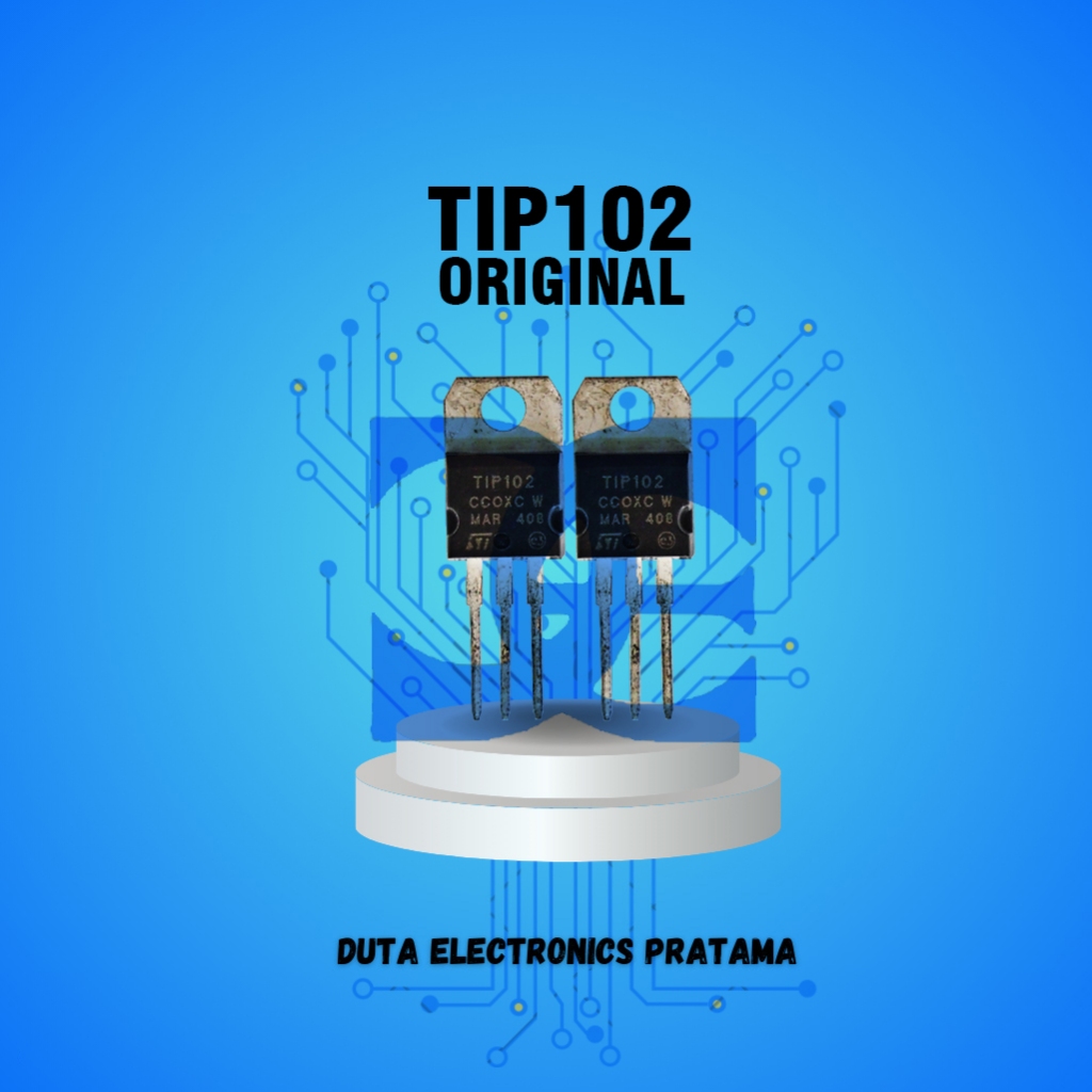Jual TRANSISTOR TIP102 NPN Darlington Transistor, 8 A 100 V HFE:200, 3 ...