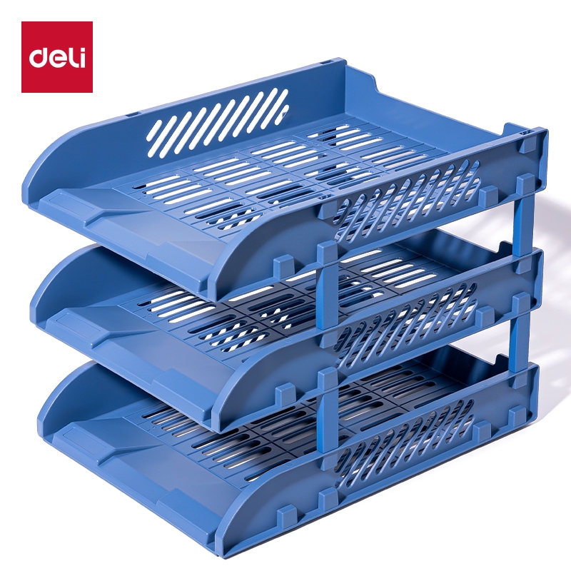 Jual Deli File Tray / File Organizer / Rak File Susun Bahan Plastik 3 ...