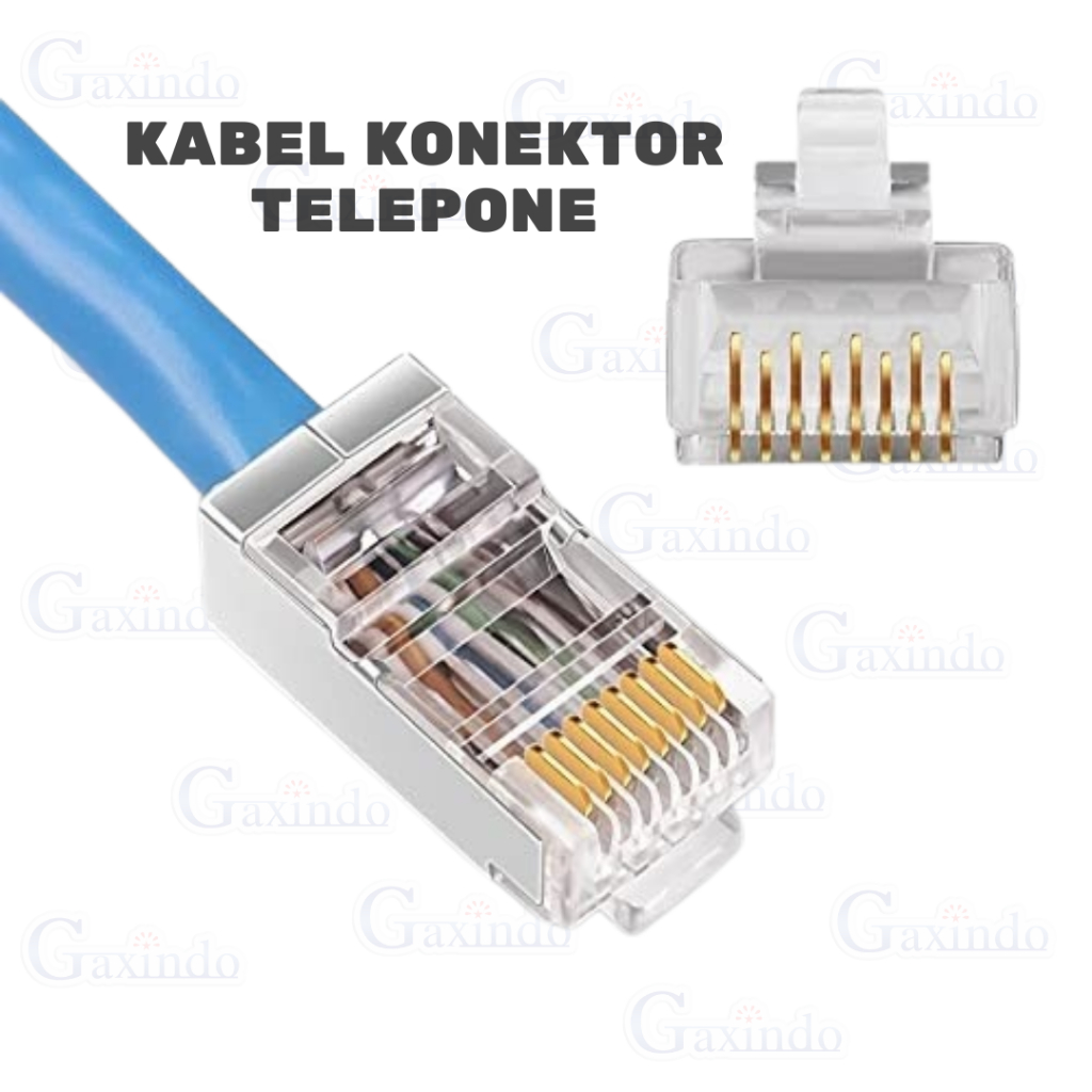 Jual KONEKTOR TELFON RJ11 KONEKTOR PIN RJ45 LAN MODEL E1036 PIN ...