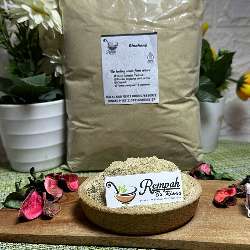 Jual Daun Binahong Bubuk 500 Gram Asli Tanpa Cmpuran Rempah Bu Risma ...