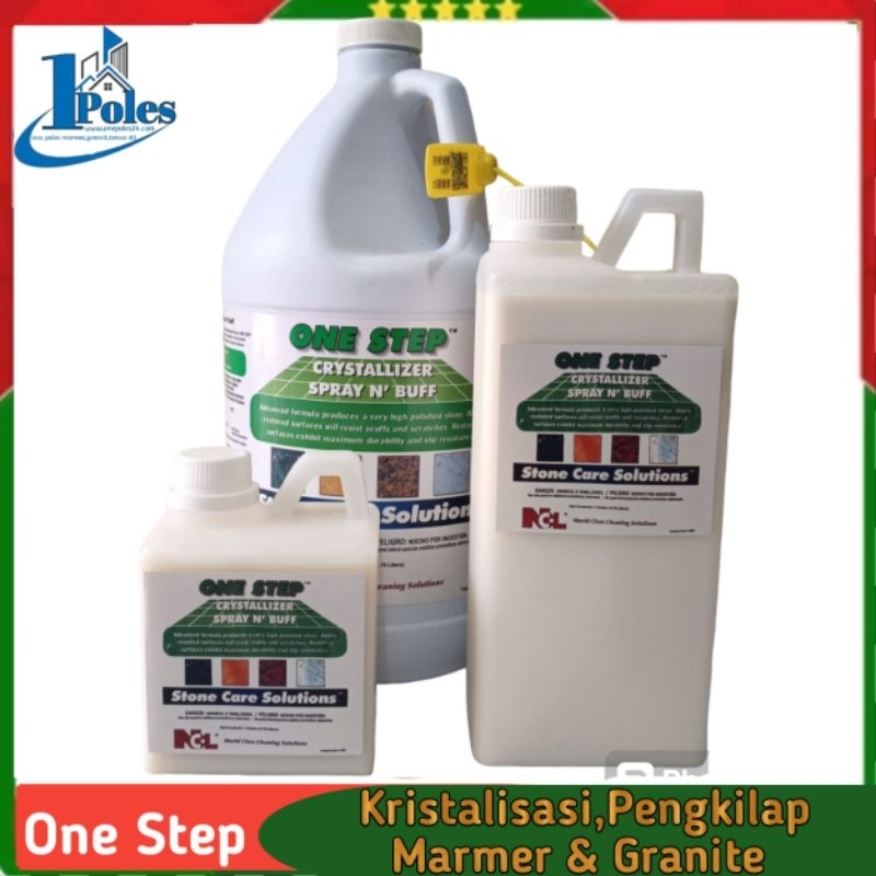 Jual ONE STEP obat kristalisasi,pengkilap lantai marmer | Shopee Indonesia