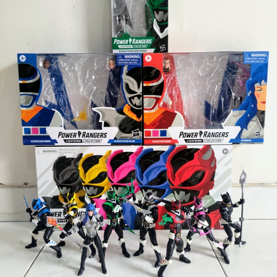 Jual power rangers lightning collection,power ranger in space,pyscho ...