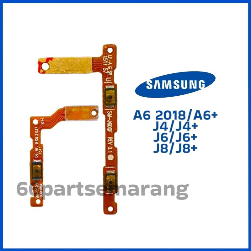Jual Flexibel Flexible On Off Volume Samsung A6 / A6+ A600G Original Copotan | Shopee Indonesia