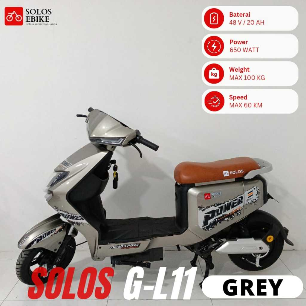 Jual Sepeda Listrik Solos Type G-L11 | Shopee Indonesia