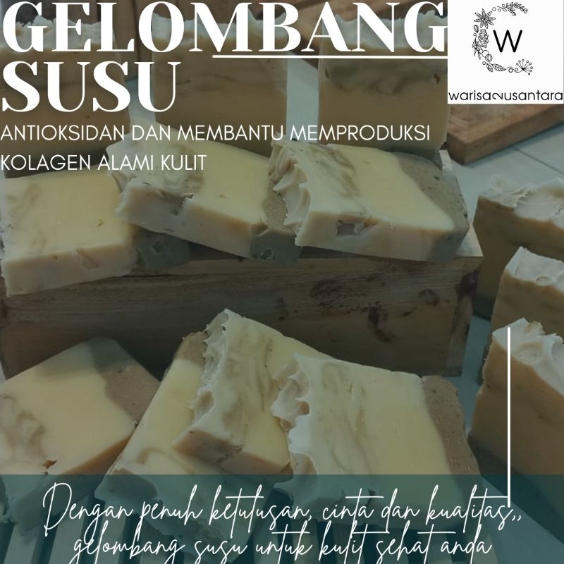 Jual Gelombang Susu, sabun /soap bar natural handmade perawatan wajah ...