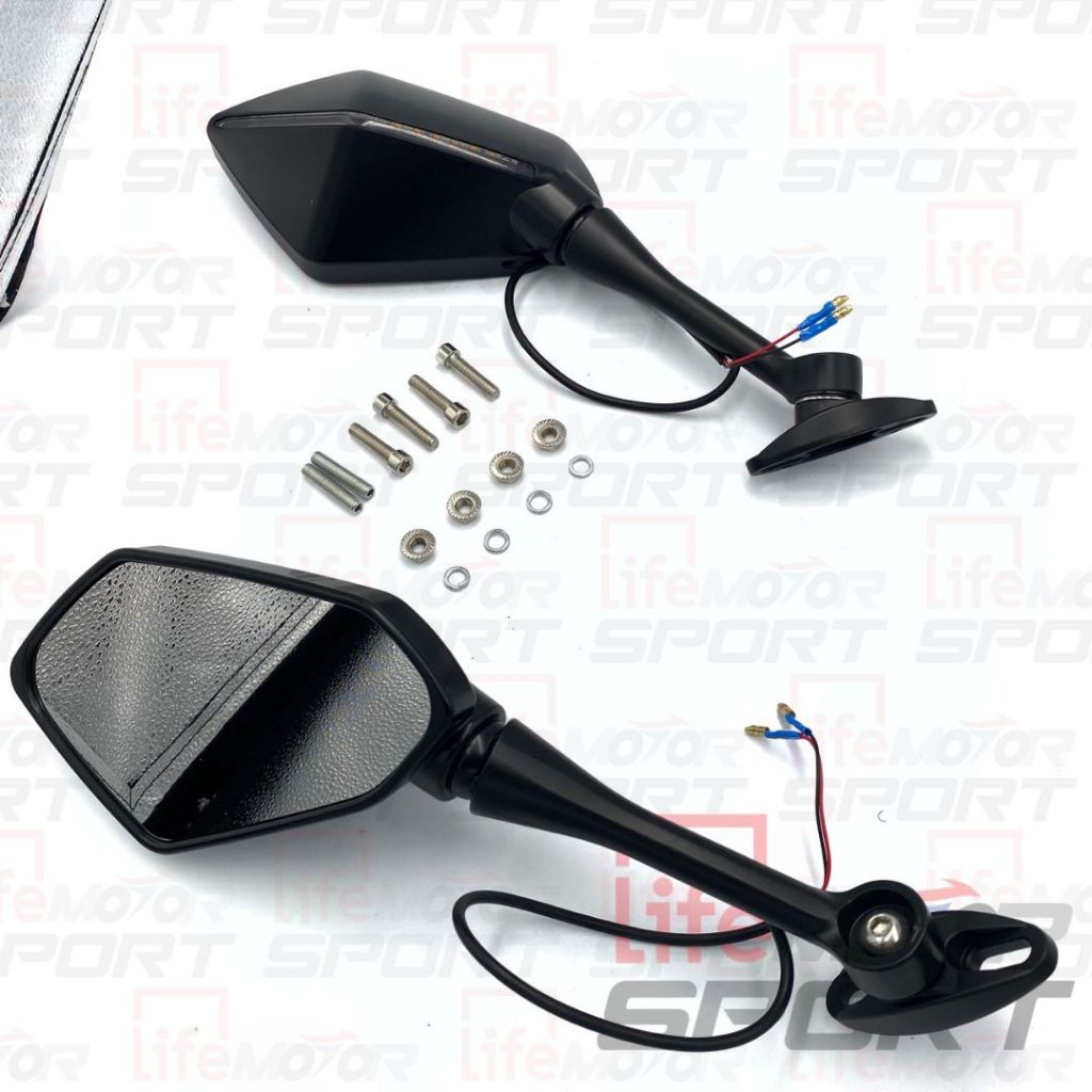 Jual SPION SEIN/SEN LAMPU LED FAIRING UNIVERSAL MOTOR ADJUSTABLE KACA ...
