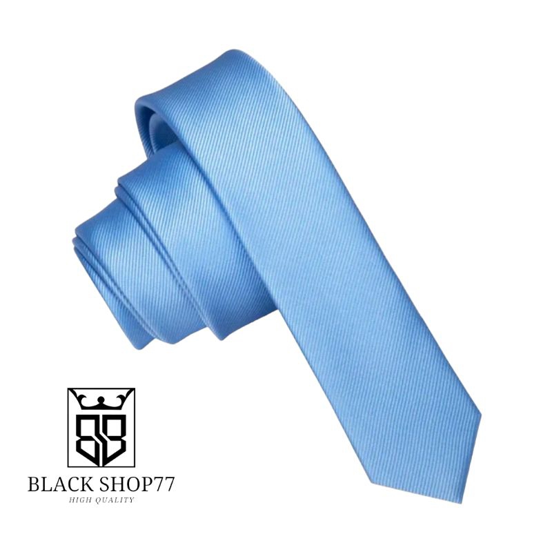 Jual Dasi Slimfit Tie Premium Polyester Necktie Men Women Biru City ...