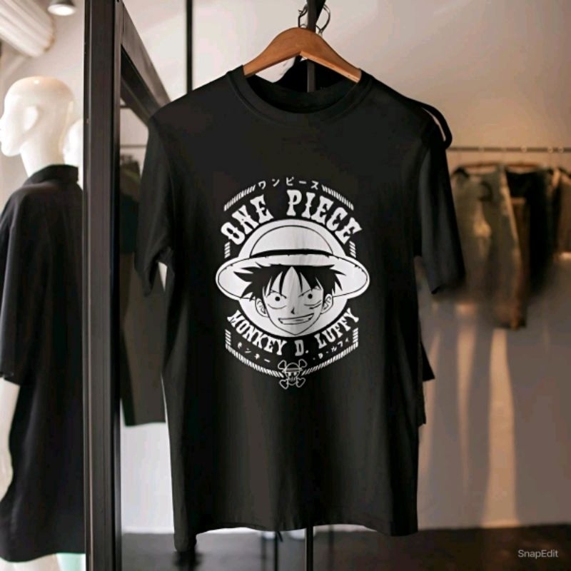 Jual Kaos Anime One Piece Muka Luffy | Shopee Indonesia