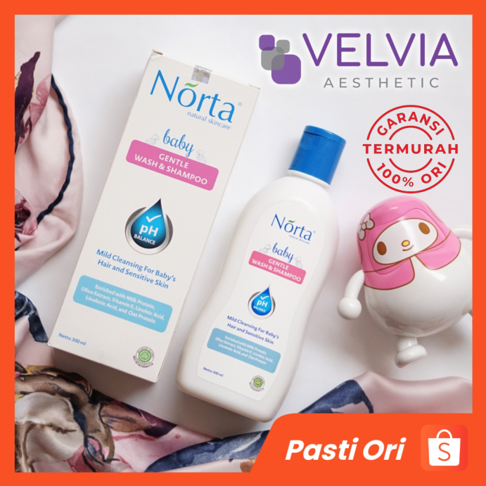 Jual Norta Baby Gentle Wash And Shampoo 300mL | Shopee Indonesia