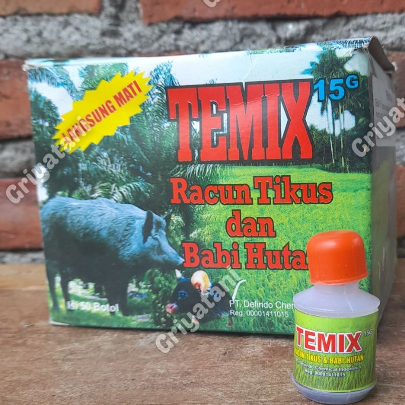 Jual TEMIX Temik Racun Tikus dan Babi Hutan Rodentisida | Shopee Indonesia