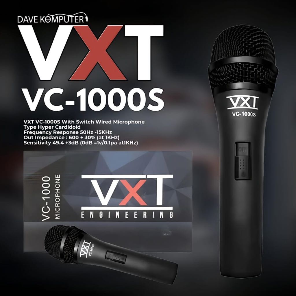 Jual VXT VC1000S / VC-1000S / VC 1000S / VC1000 Microphone | Shopee ...