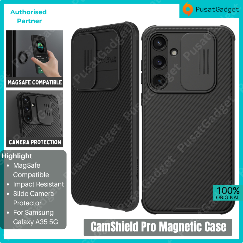 Jual Case Samsung Galaxy A35 5G NILLKIN Camshield Pro Magnetic MagSafe ...