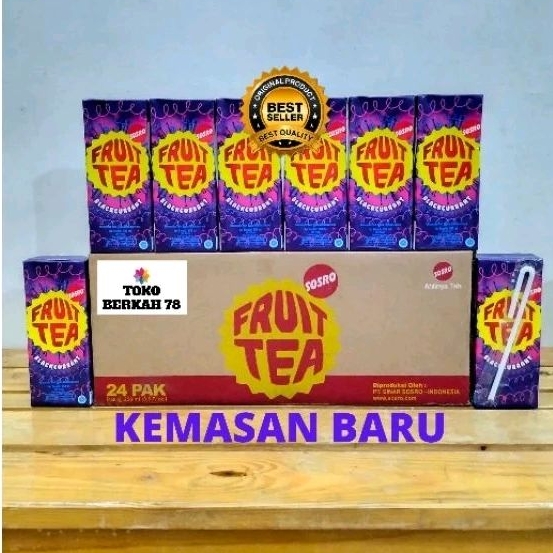 Jual Fruit Tea Kotak 250Ml Blackcurrant ( Karton ) | Shopee Indonesia