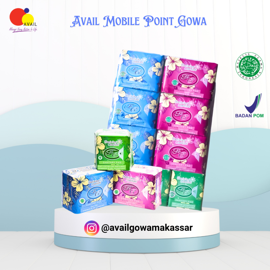 Jual Avail FC Sanitary Pad Kemasan Bal Exp 2027– Pantyliner/ Day Use ...