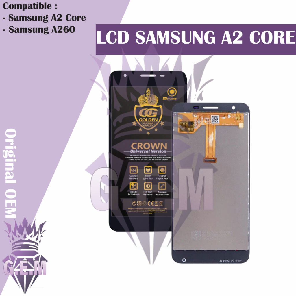 Jual LCD FULLSET SAMSUNG A2 CORE / A260 FULLSET COMPLETE ORIGINAL | Shopee Indonesia