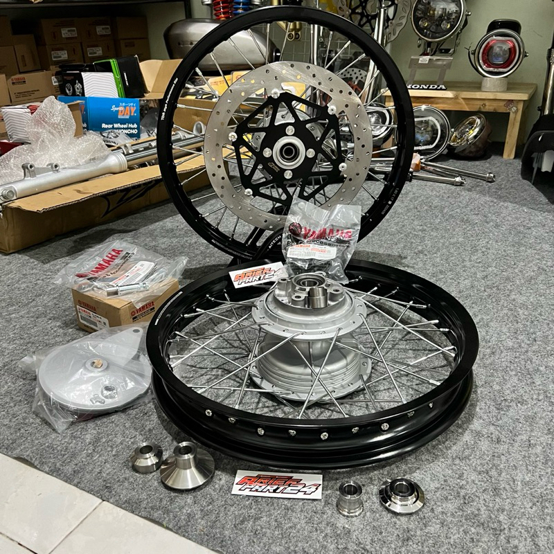 Jual velg set ts honco depan jupiter tromol ts day paket velg set ...