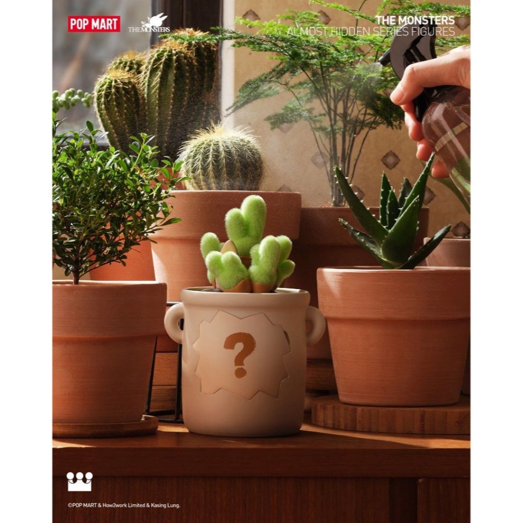Jual Pop Mart Popmart Labubu Almost Hidden FLOWER POT Succulent ...