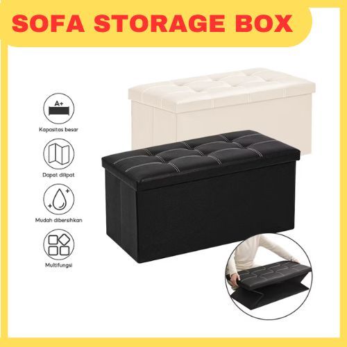 Jual (LOKAL) Storage Bangku Sofa Paling Praktis Multifungsi Sofa box ...
