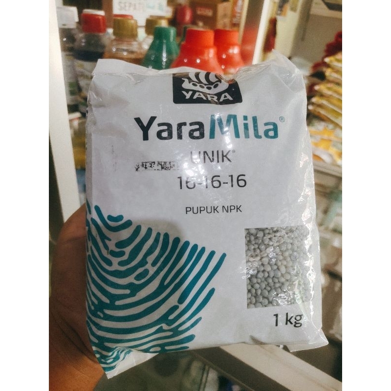 Jual PUPUK NPK YARA MILA 16-16-16 ORIGINAL 1KG | Shopee Indonesia