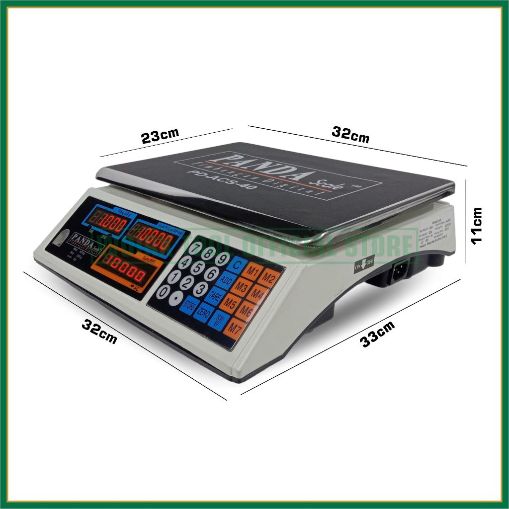 Jual PANDA SCALE Timbangan Digital Price Computing Scale Laundry Barang ...