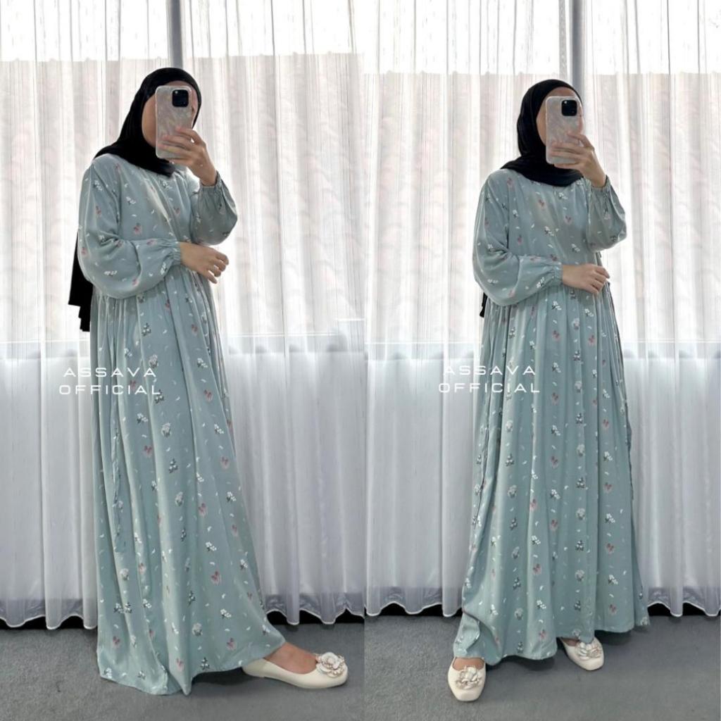 Jual Gamis Rayon Motif Premium - Dress Rayon Motif - Daster Kekinian ...