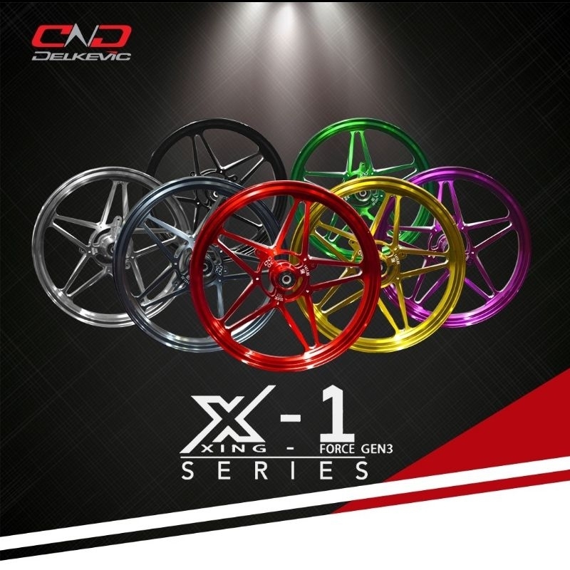 Jual VELG DELKEVIC X1 VARIO125 / VARIO150 / BEAT / GENIO / SCOOPY ...