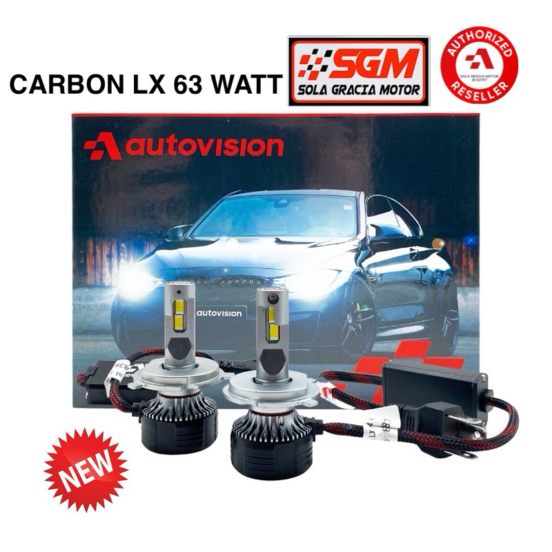 Jual LED Autovision Carbon LX (63W) H4 / H11 / HB3 / H7 / H1 / H1R2 ...