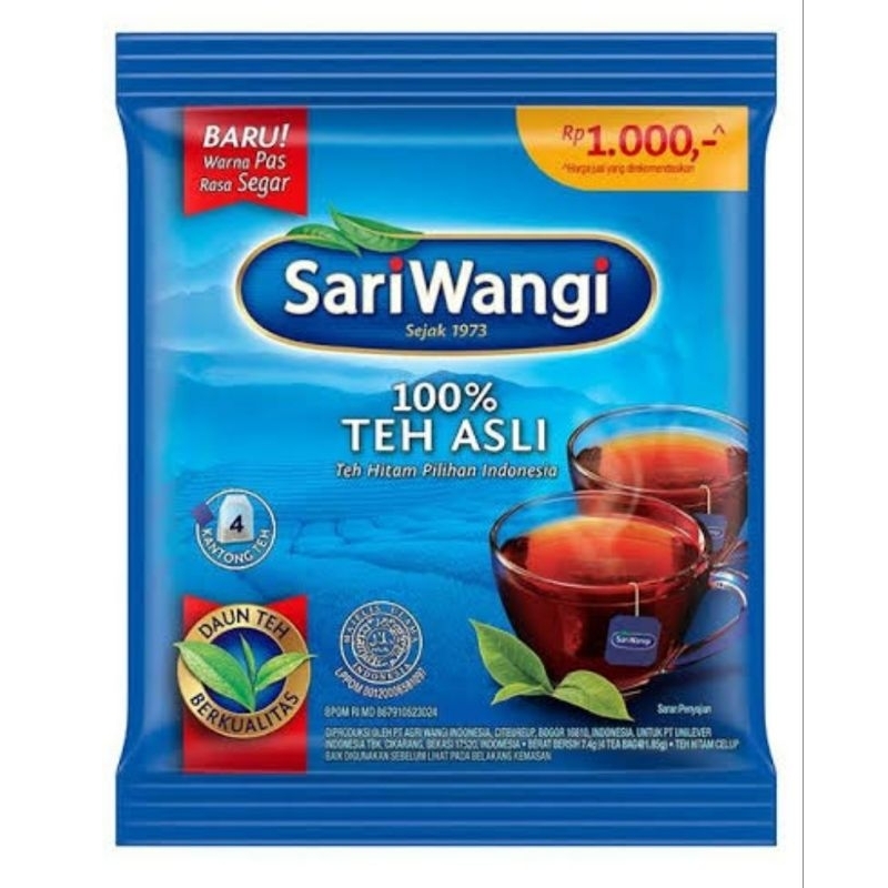 Jual [ 1-6 sachet ] Teh celup sariwangi renteng sachetan | Shopee Indonesia