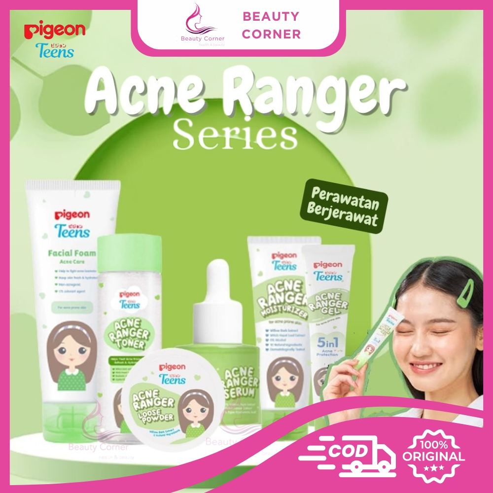 Jual Pigeon Teens Acne Ranger Series (Serum/Toner/Gel/Moisturizer ...