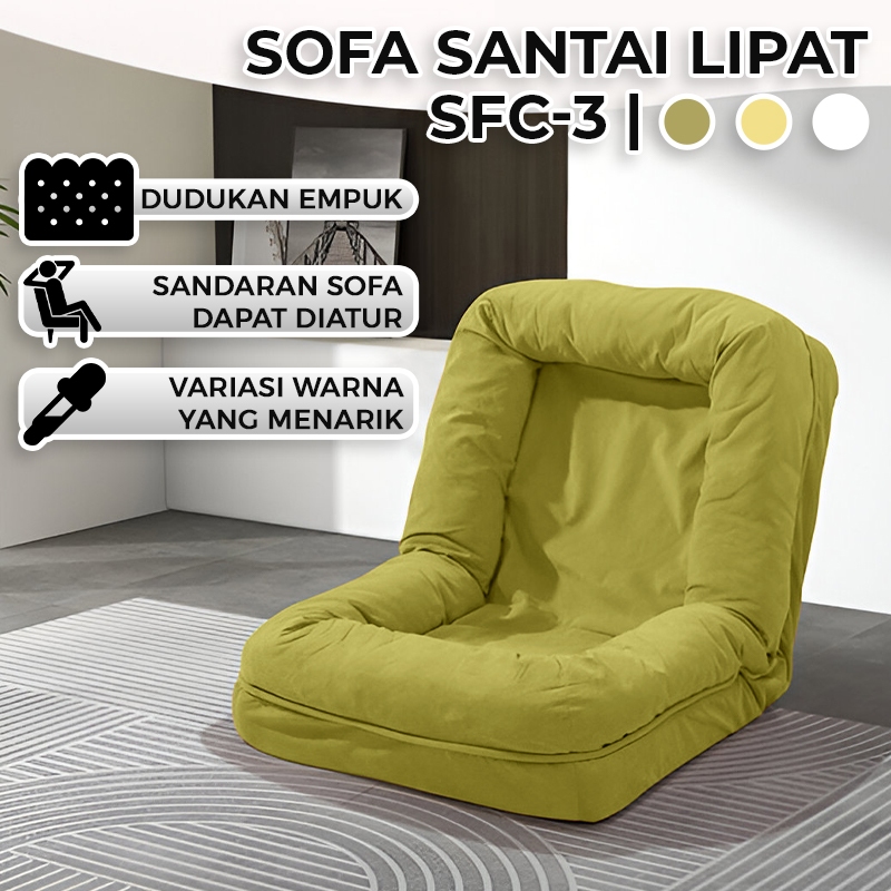 Jual Sofa Lantai Aesthetic Sofa Lesehan Sandaran Sofa Minimalis Sofa Ruang Tamu Sofa Santai SFC ...