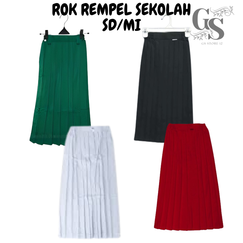 Jual Rok Panjang Sekolah SD Perempuan Seragam Sekolah SD MI Rok Panjang ...
