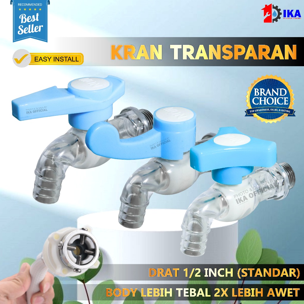 Jual Kran Air Tembok PVC TOPI Taman / Kran Air TOPI 1/2" ASLI TEBAL ...
