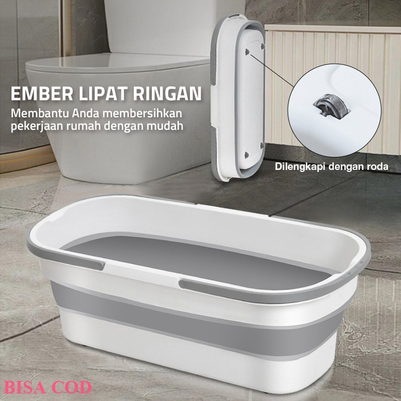 Jual Baskom Ember Plastik Lipat / Ember Pel / Plastic Bucket / Ember ...
