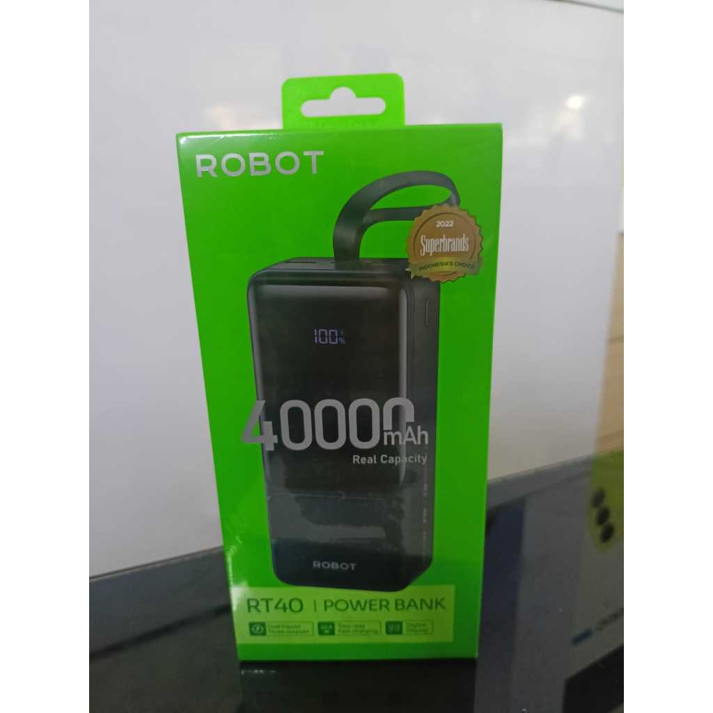 Jual POWER BANK ROBOT RT40 [40000mAh] | Shopee Indonesia