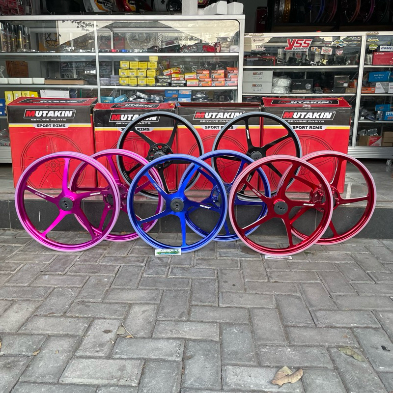 Jual VELG MUTAKIN 525 JUPITER FIZR RX KING MX KING DOBEL DISK SINGLE ...