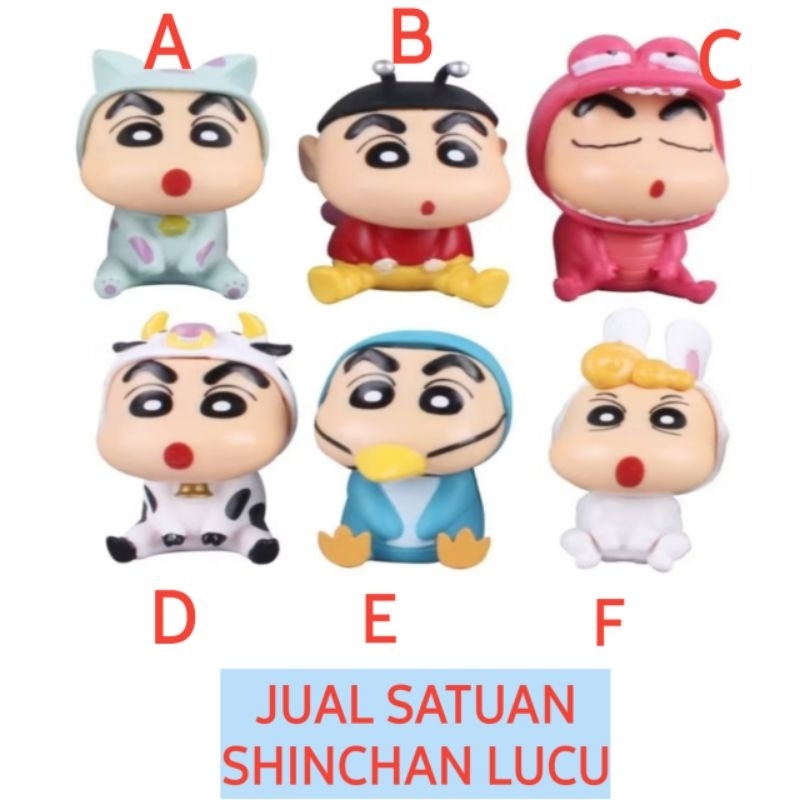 Jual Shinchan figure sinchan toy Action Figure Shincan Crayon Shinchan ...