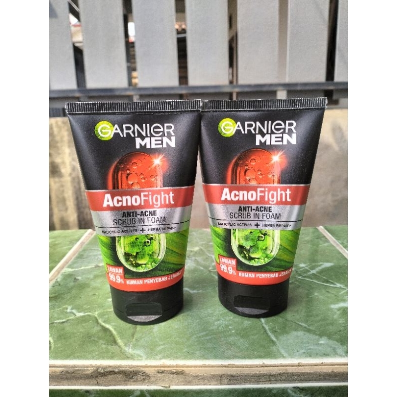 Jual Garnier Men Acno Fight 100 Ml ( isi 2 Pcs) | Shopee Indonesia
