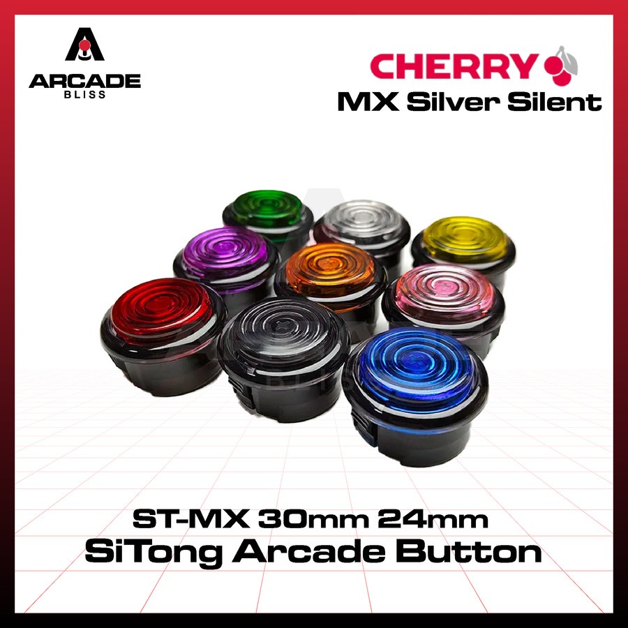 Jual SiTong ST-MX Button Silent Mechanical Joystick Tombol Hitbox ...